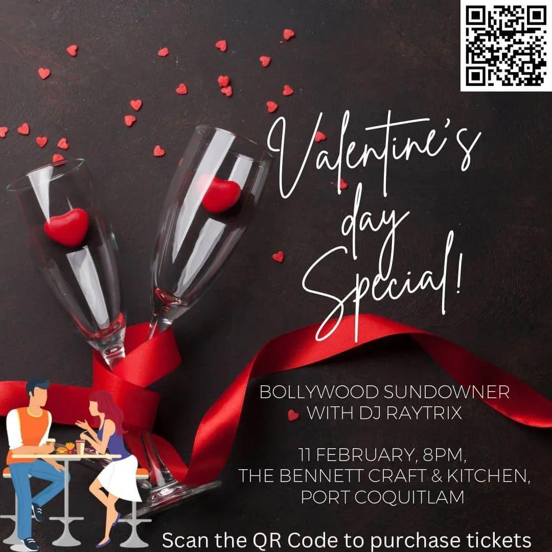 Valentine's day special - Bollywood Sundowner in Tri-Cities - ATI Vancouver