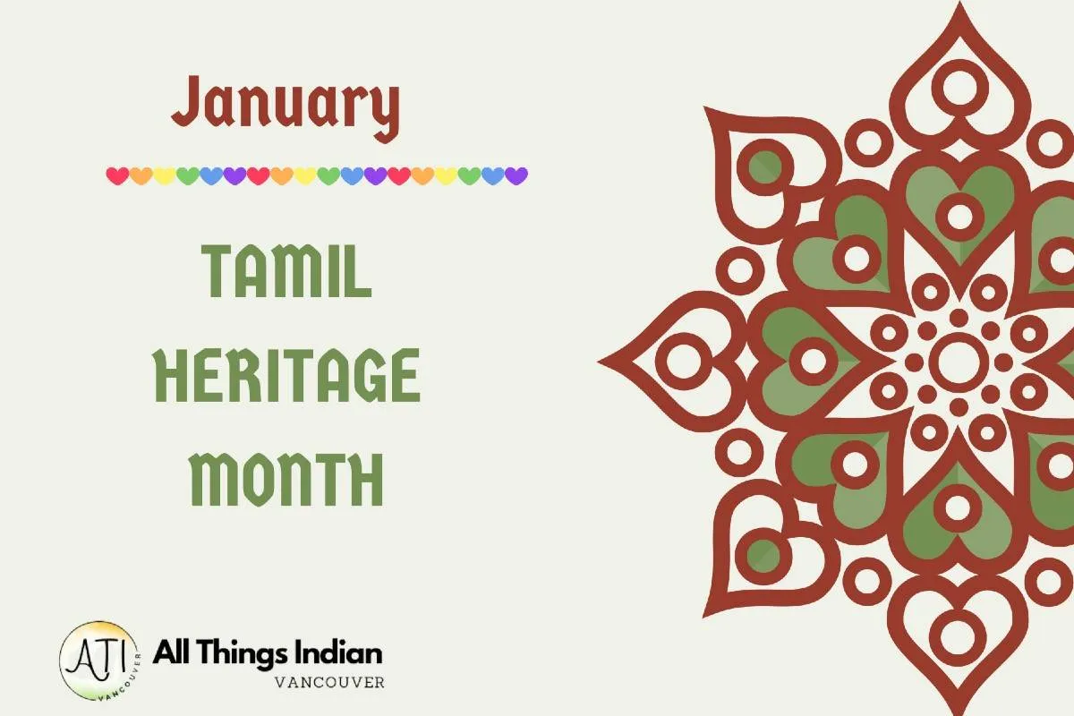 Celebrating Tamil Heritage Month January 2023 - ATI Vancouver